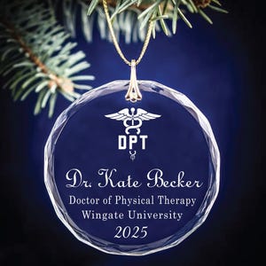 Doctoral Degree in Physical Therapy DPT Degree Graduation Keepsake ...