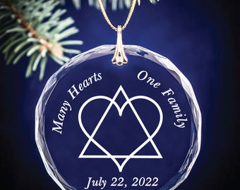 Adoption Triad Symbol many Hearts One Family With | Etsy