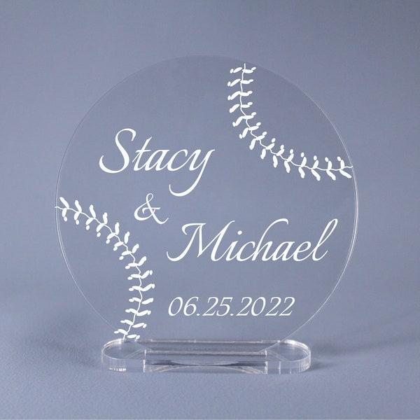 Baseball Wedding Topper - Etsy