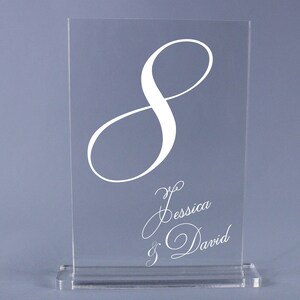 Personalized With Your Names in an Elegant Font Table Numbers ...