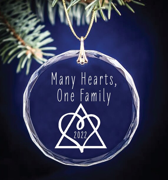 Adoption Triad Symbol Many Hearts One Family With Adoption | Etsy