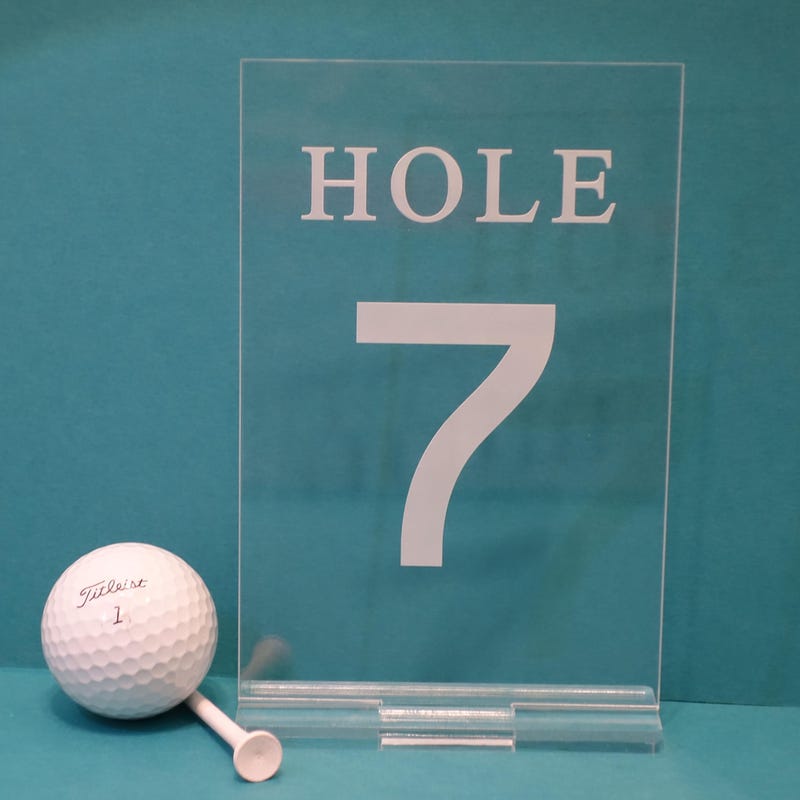 Golf Table Numbers - Etsy