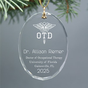 Doctoral Degree in Occupational Therapy OTD Degree Graduation Keepsake ...