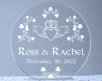 Claddagh Wedding Cake Topper - Etsy