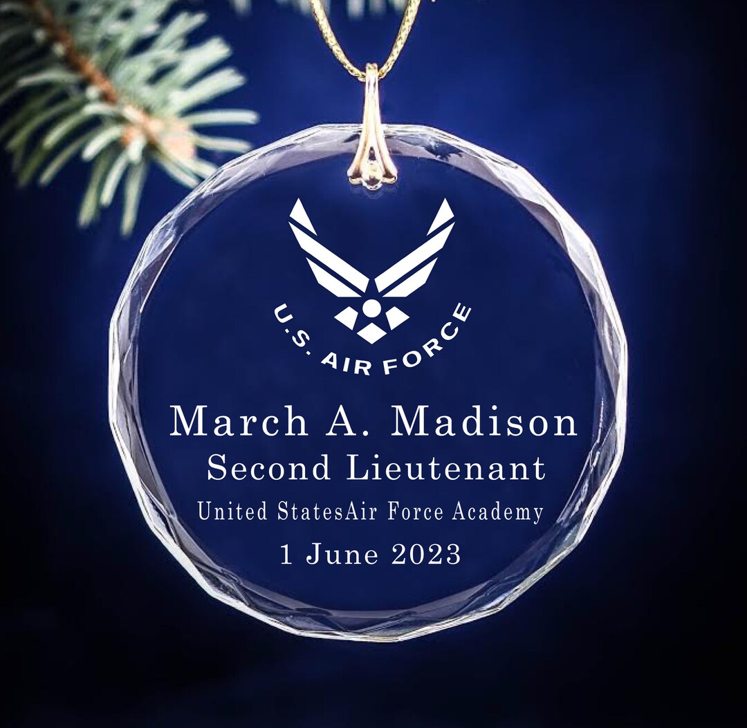 United States Air Force Graduation Date Keepsake Circle Ornament – USAF ...