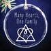Adoption Triad Symbol Many Hearts One Family With Adoption Year ...