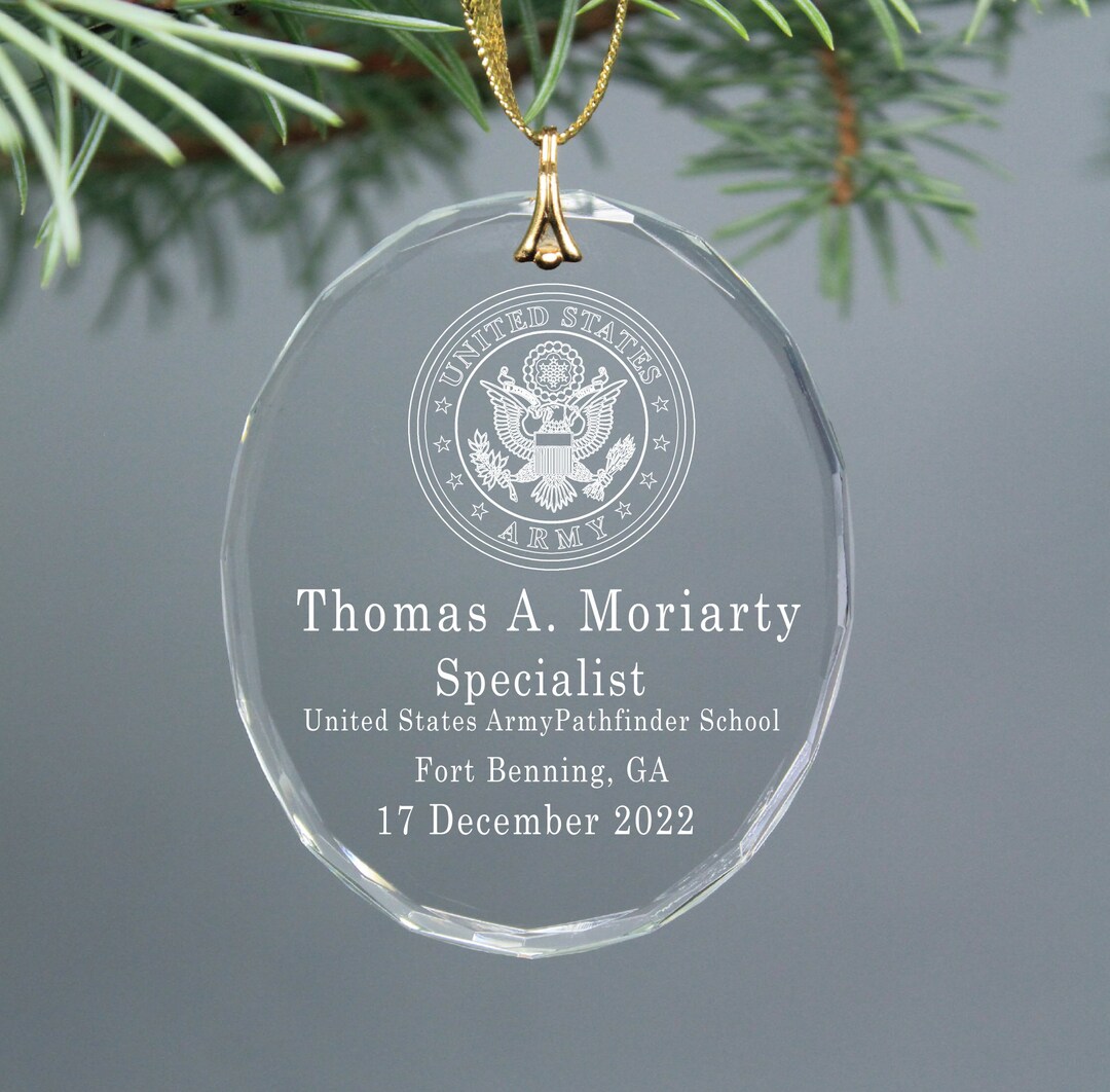U.S. Army - United States Army Graduation Date Keepsake Personalized ...