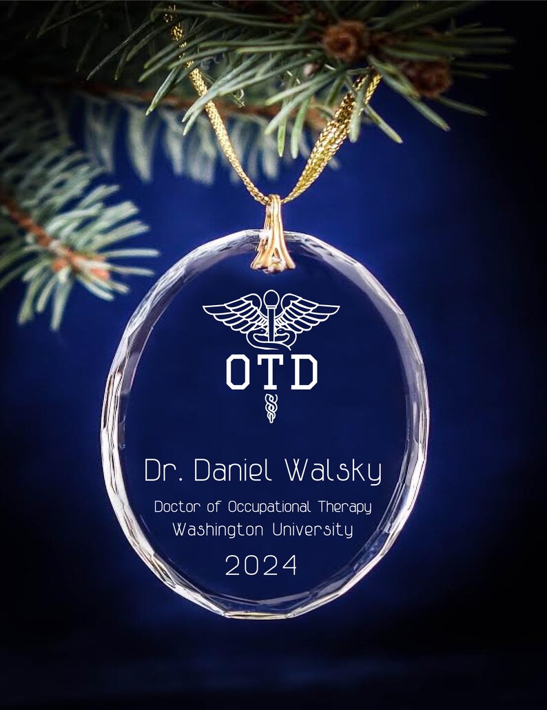 Doctoral Degree in Occupational Therapy OTD Degree Graduation Keepsake ...