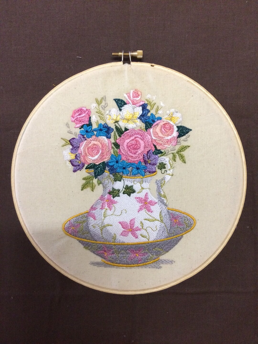 Flower Filled Wash Basin - Etsy