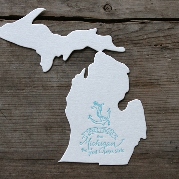 Michigan Shaped - Etsy