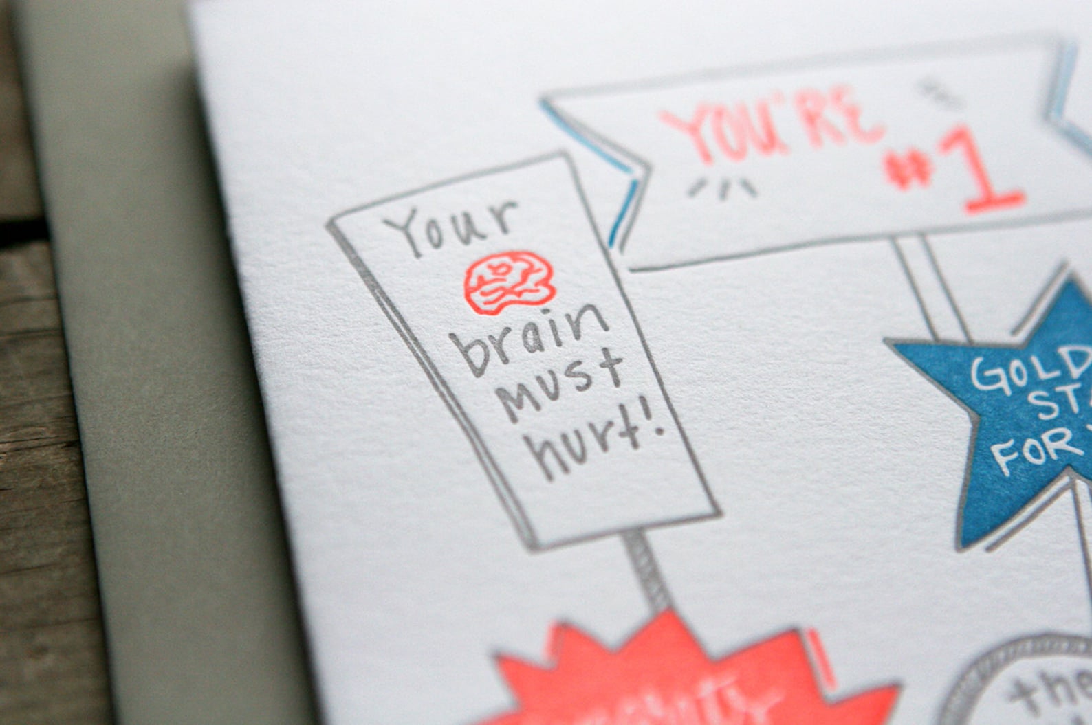 Congrats to the Nerd Graduation Letterpress Single Card - Etsy