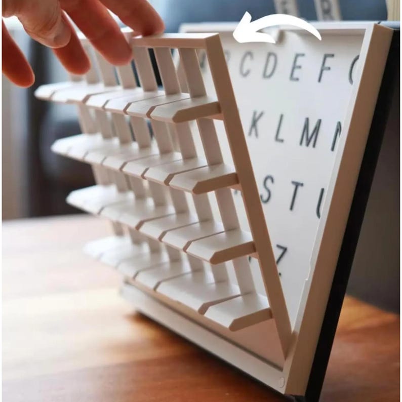 Hangman Book Game STL Playbook’d Board Game | Foldable Word Guessing ...