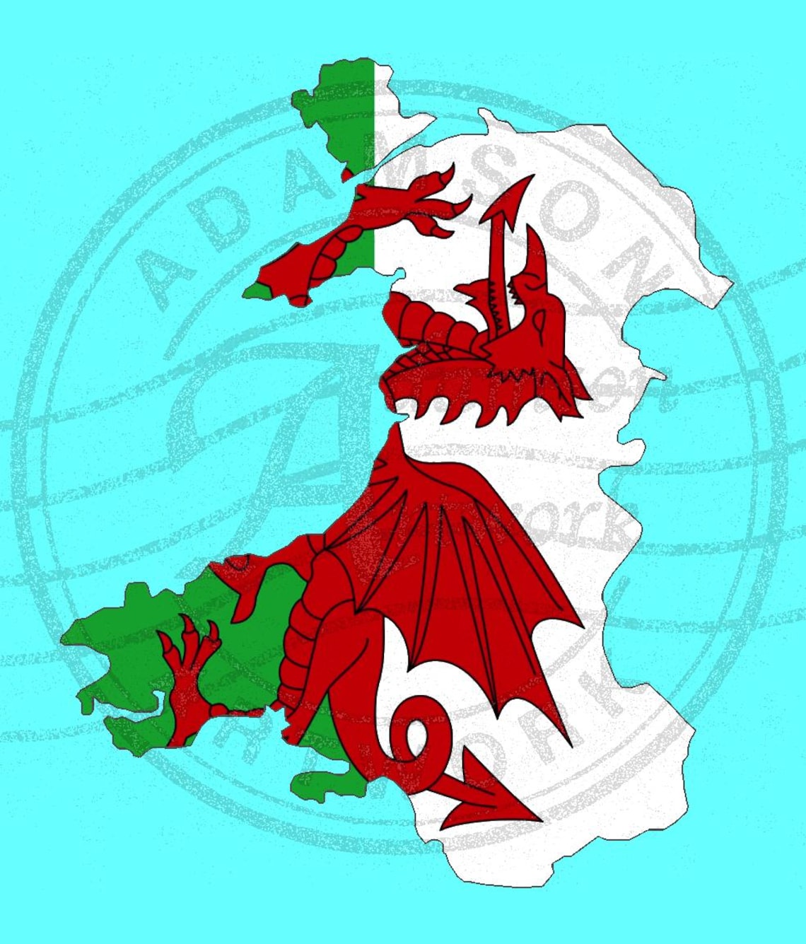 Flags of the British Isles – Featuring the Flag of Saint Patrick - Etsy