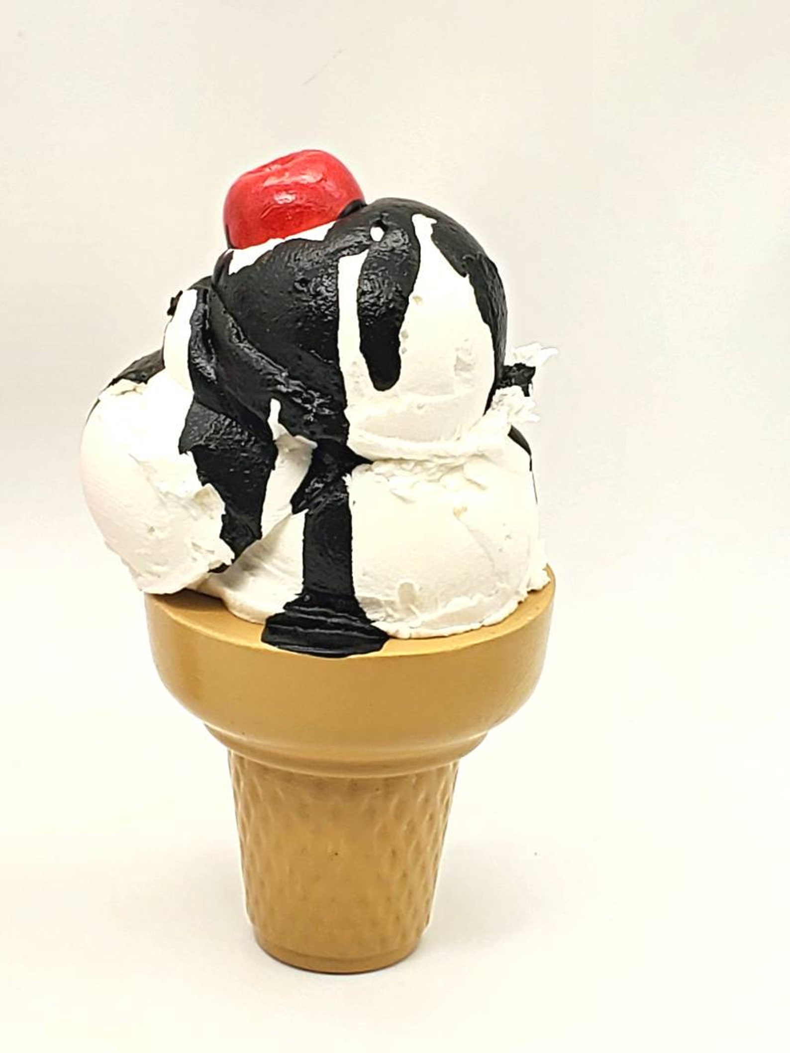 Fake Ice Cream Cone Fake Ice Cream Ice Cream Tray Decor - Etsy