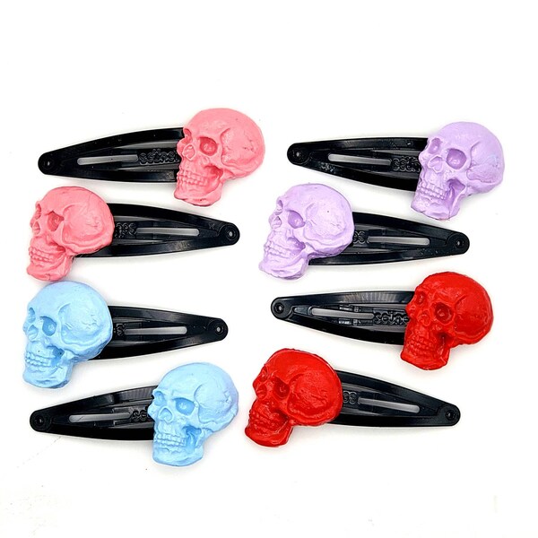 Skull Hair Accessory - Etsy