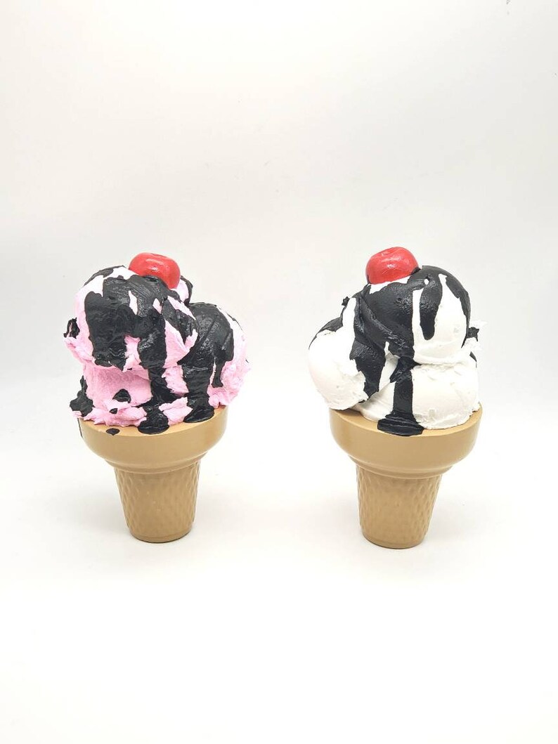 Fake Ice Cream Cone Fake Ice Cream Ice Cream Tray Decor - Etsy