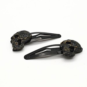 Skull, Hair Accessories, Hair Clip, Spooky Hair Clip, Goth Hair ...