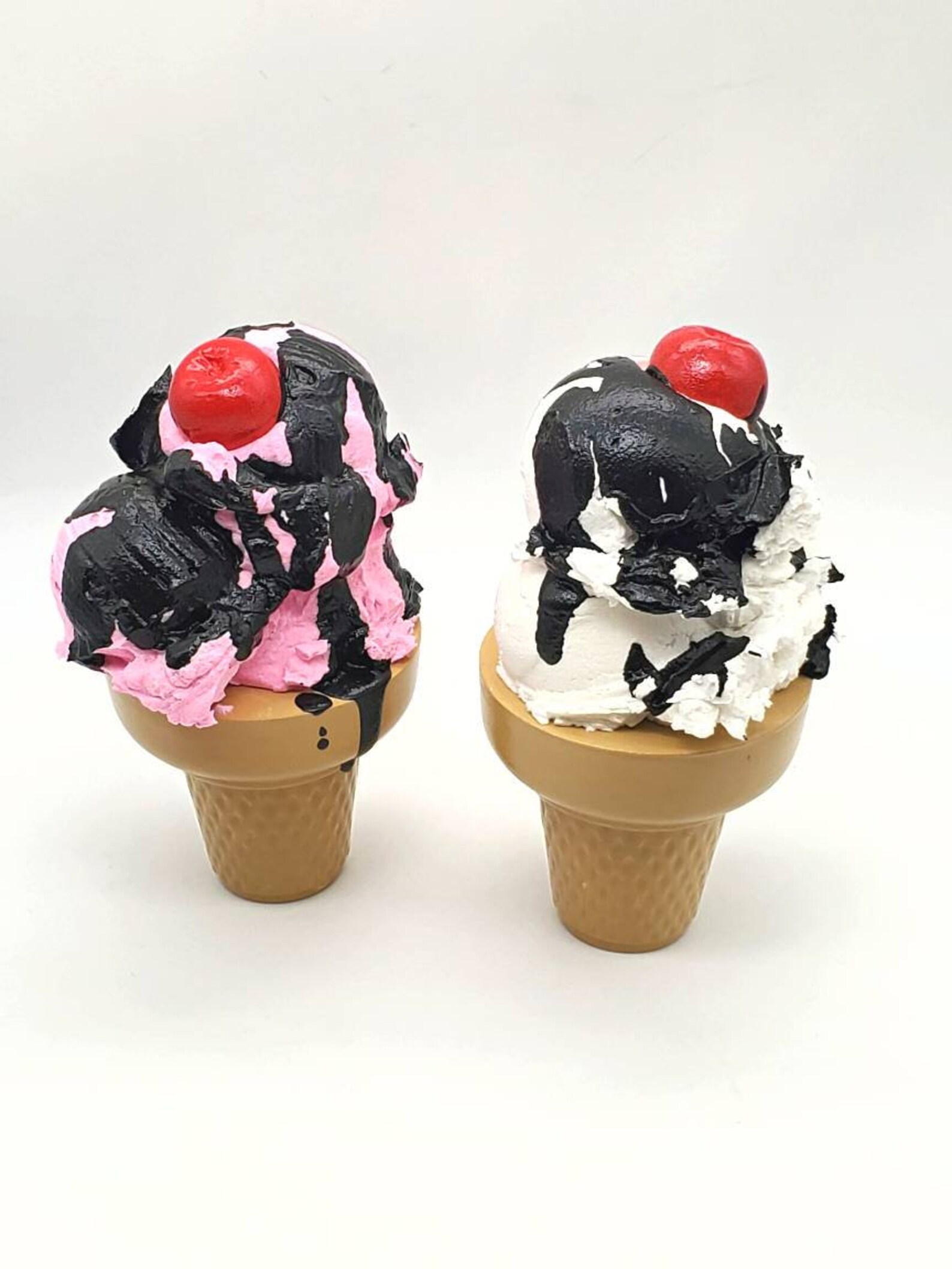 Fake Ice Cream Cone Fake Ice Cream Ice Cream Tray Decor - Etsy