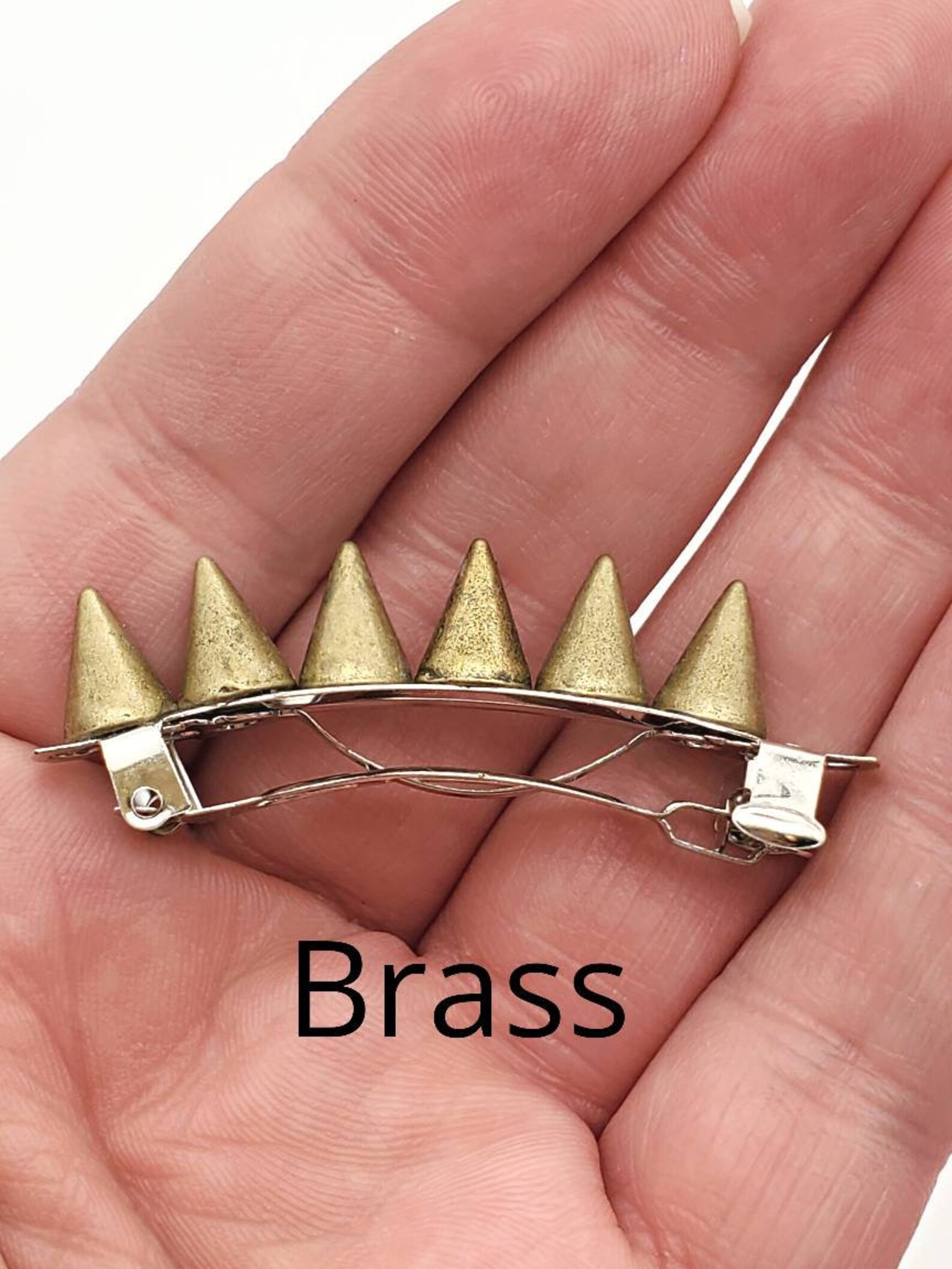 Spiked Hair Clips, Spiked Barrette, Goth Accessories, Cosplay ...