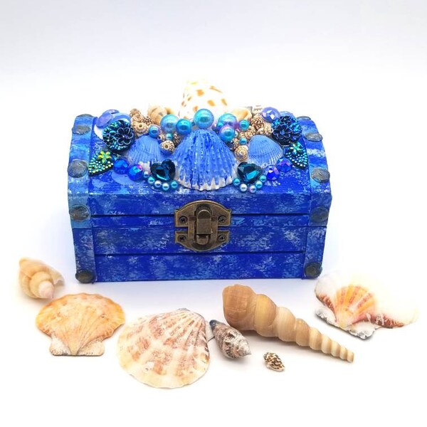 Seashell Jewelry Box - Etsy
