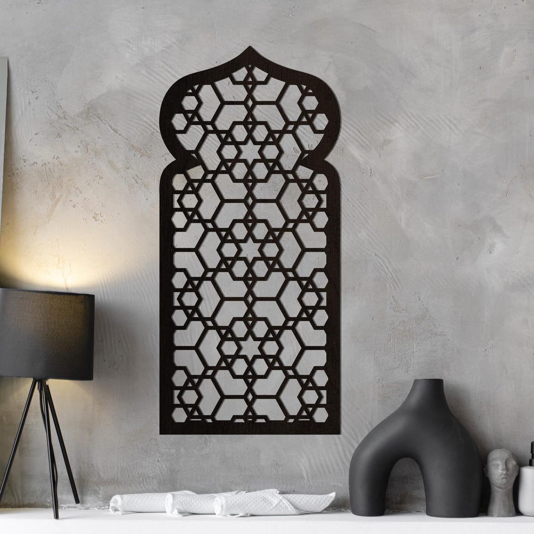 Moroccan Wood Panels, Moroccan Wall Art, Moroccan Wall Decor, Lattice ...