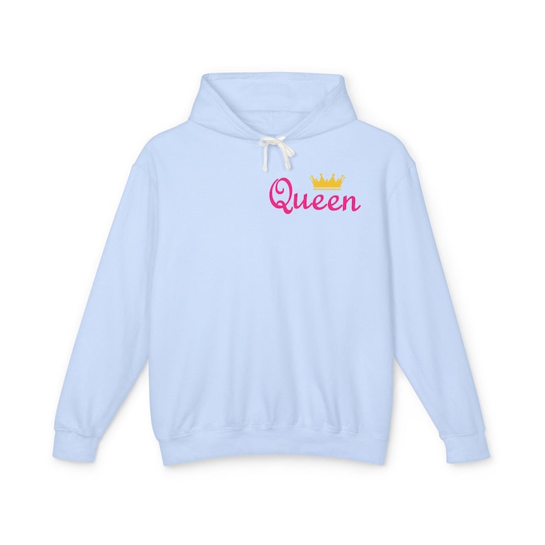 Racing Helmet Queen Hoodie | Queen Script Chest and Back Graphic - Etsy