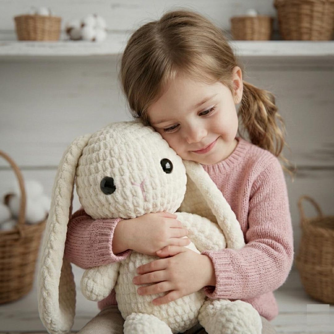 Soft Crochet Bunny Pattern, Amigurumi Plushie, Beginner Friendly (PDF ...