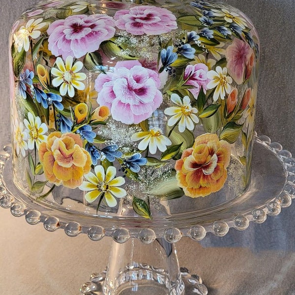Hand Painted Cake - Etsy