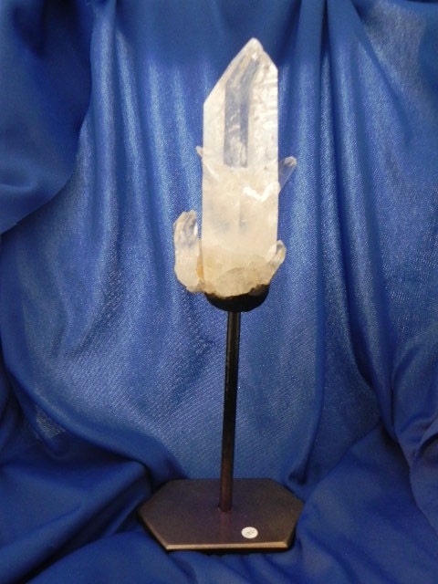 Natural Clear Quartz Scepter Crystal on Custom Metal Stand - Etsy