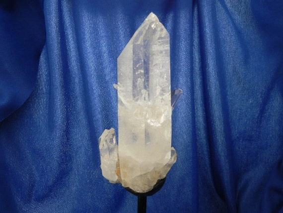 Natural Clear Quartz Scepter Crystal on Custom Metal Stand - Etsy