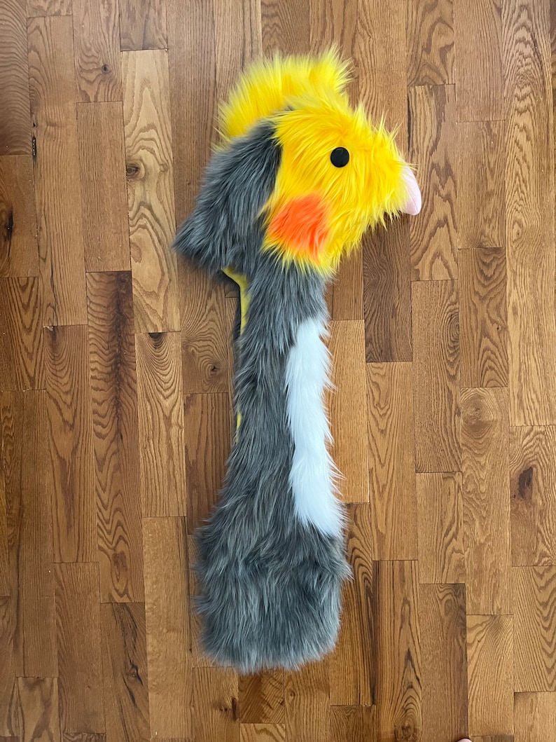 Cockatiel Scoodie | Parrot Hood | Parrot Costume - Etsy