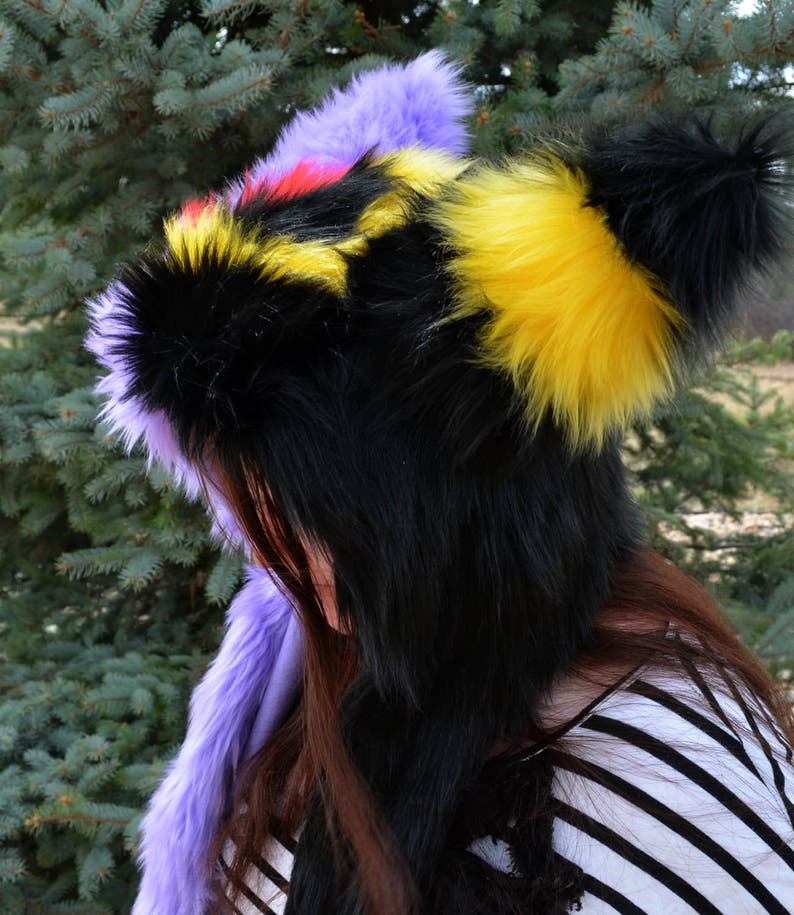Umbreon / Espeon Eeveelutions Scoodie | Hood | Pokemon Hat - Etsy