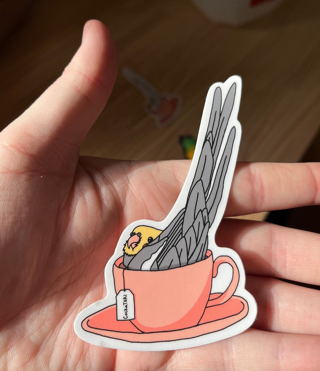 Cockatiel Sticker | Cockateal - Etsy