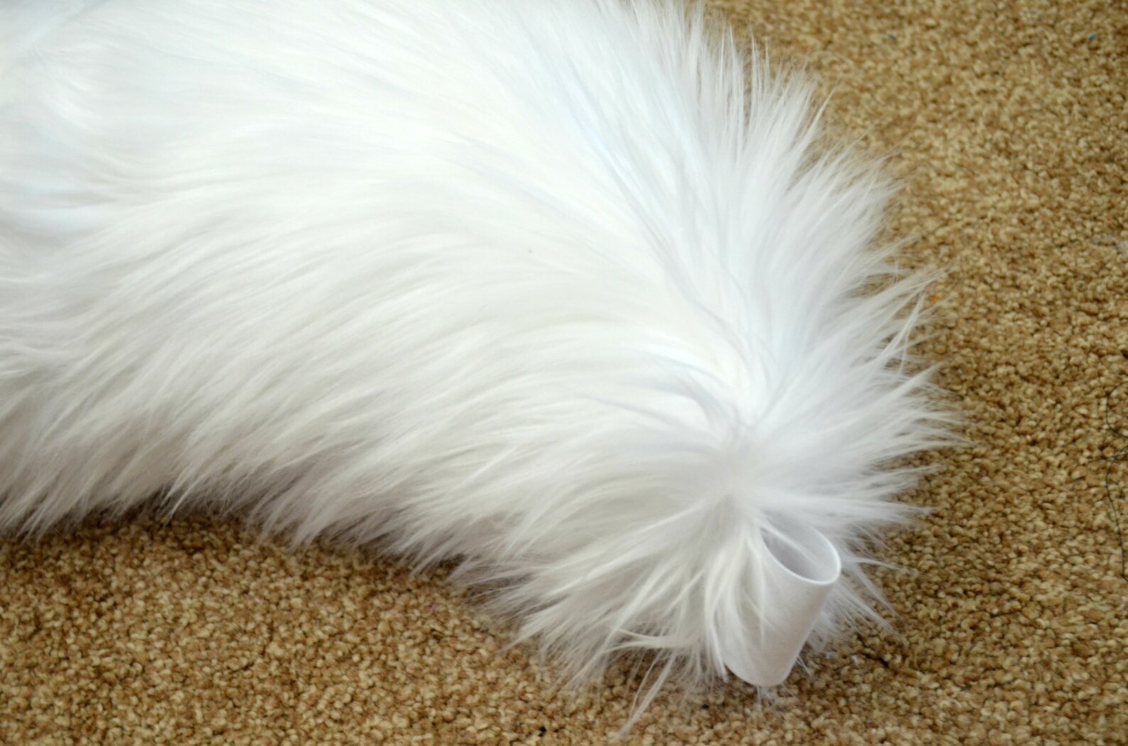 White Wolf Tail | Etsy