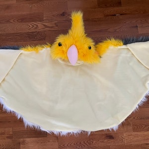 Cockatiel Hooded Cape | Cockatiel Costume | Parrot Costume - Etsy