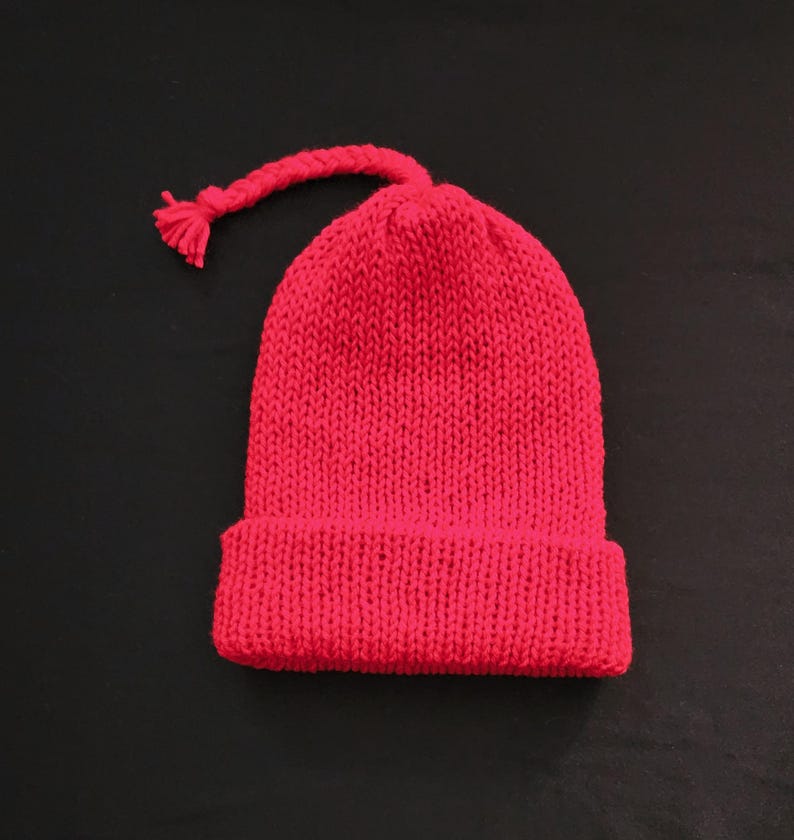 Melt the ICE Inspired Bright Red Beanie | Protest Hat | Handmade ...
