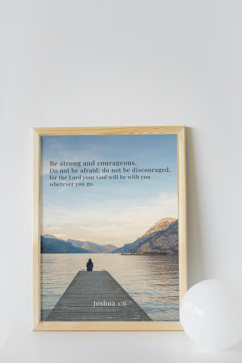 5 Inspirational Bible Verses – Printable A4 PDF – Digital Download - Etsy