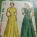 Vintage 40's Simplicity 2479 Sewing Pattern Women's House Day-dress ...