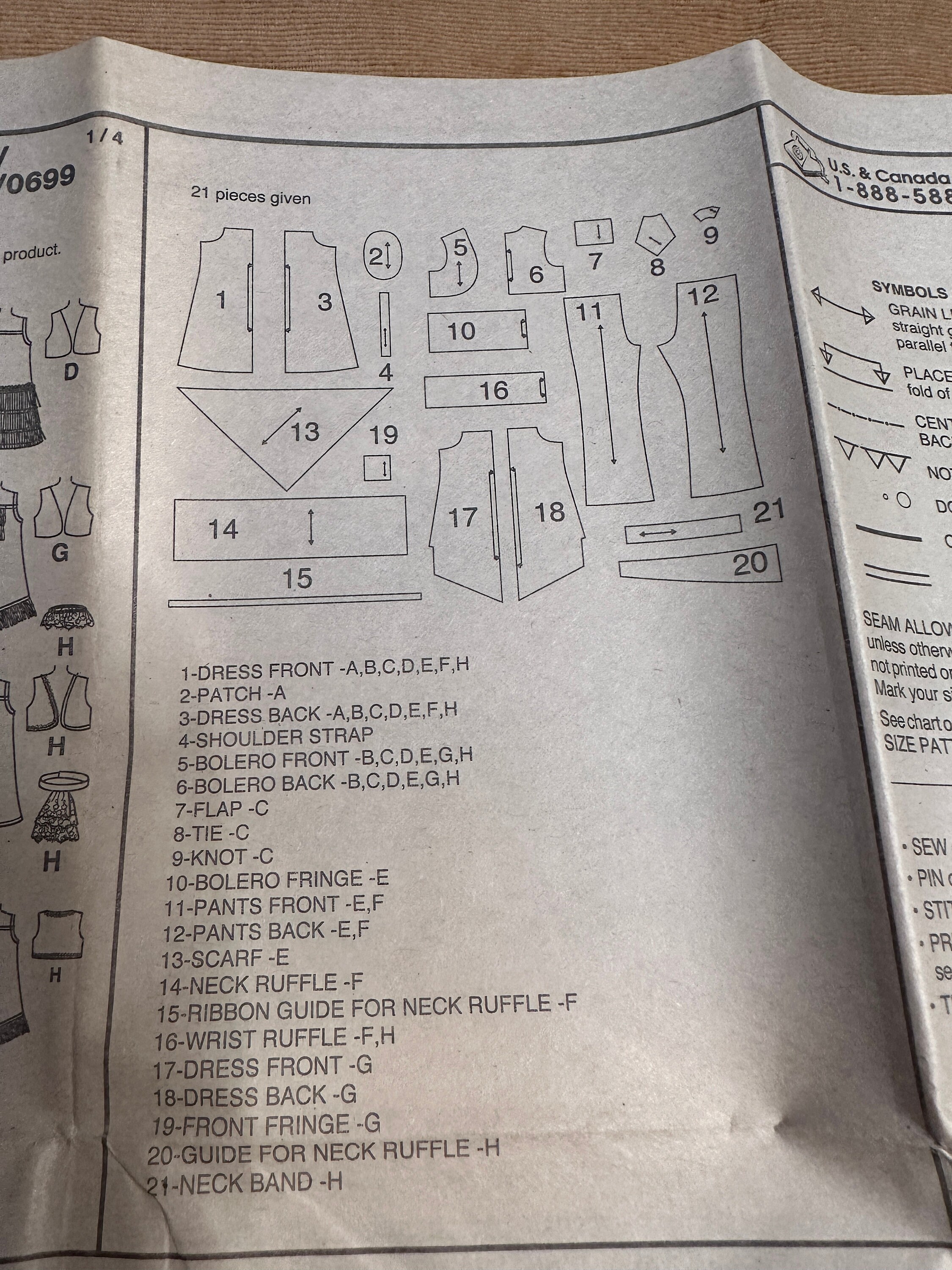 Simplicity 3657 Sewing Pattern Costume Child's Flapper Dress, Hippie ...
