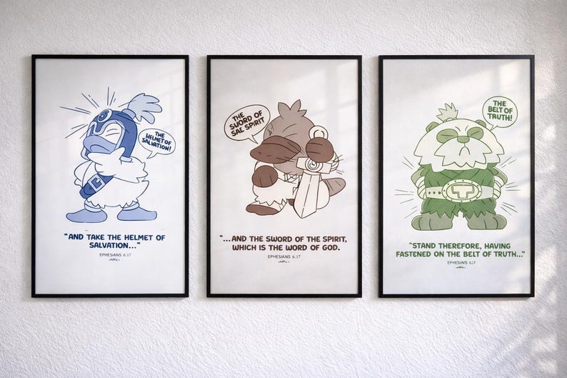 Armour of God Platypus Print, Christian Wall Art (digital Download) - Etsy