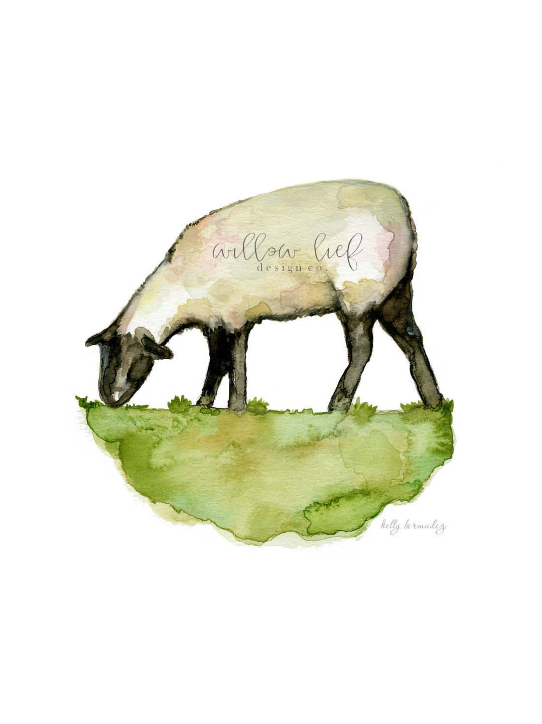 Lamb Print, Sheep Print, Sheep Art, Easter, Watercolor Printable, Wall ...