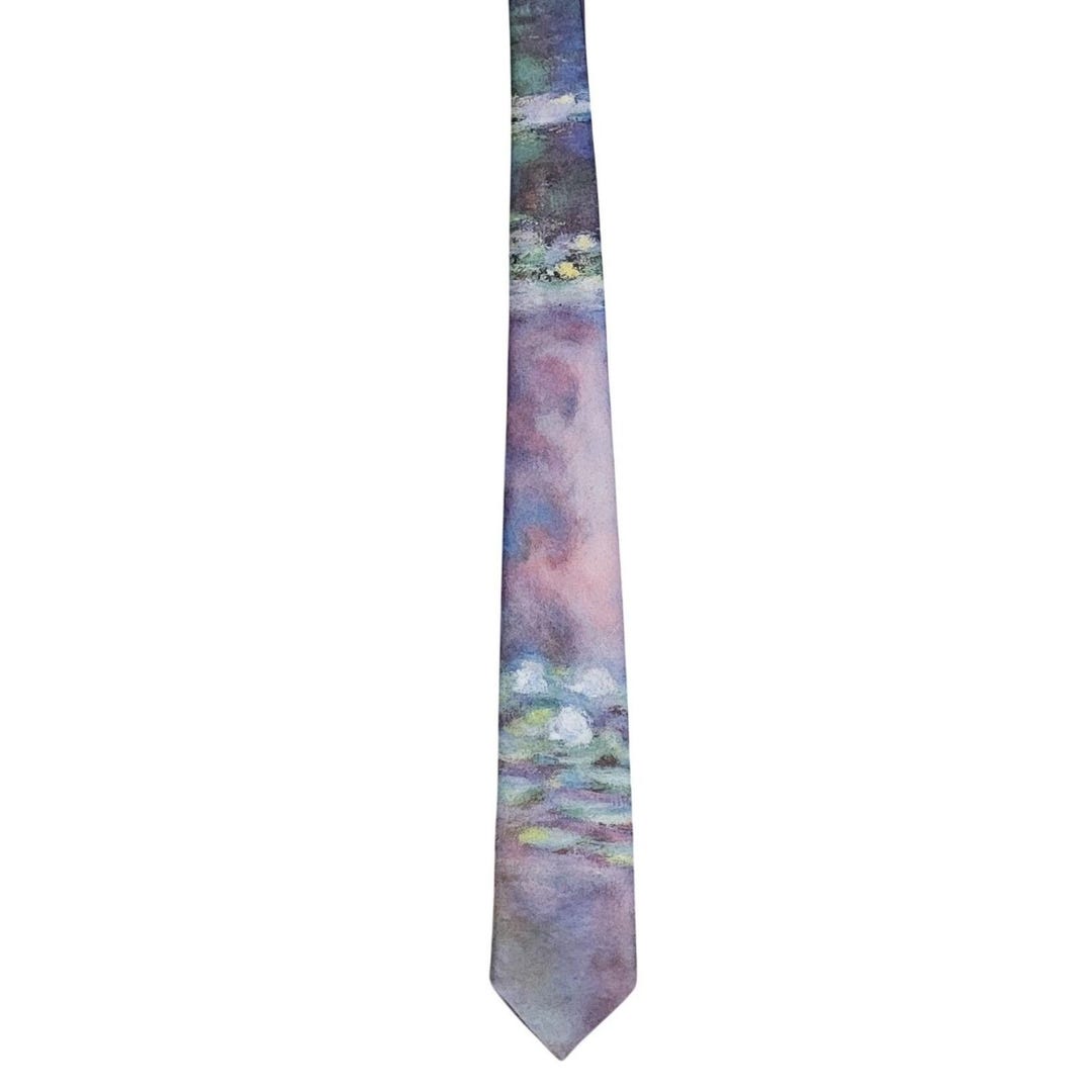 Ralph Marlin 1987 Monet Water Lilies Art Print Neck Lilac Artsy ...