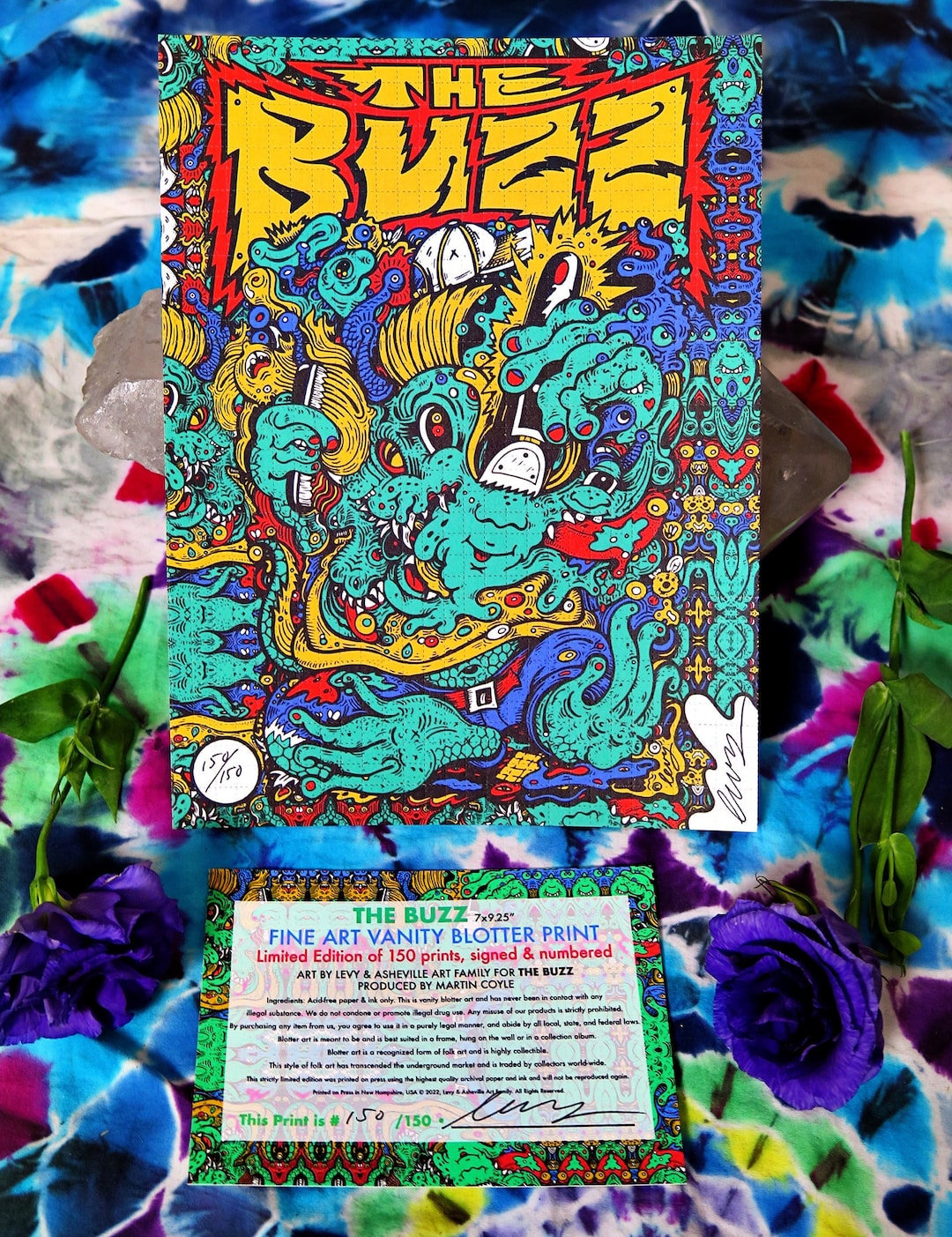 Garbage Pail Kids GPK Inspired the BUZZ Band Vanity Blotter Fine Art ...