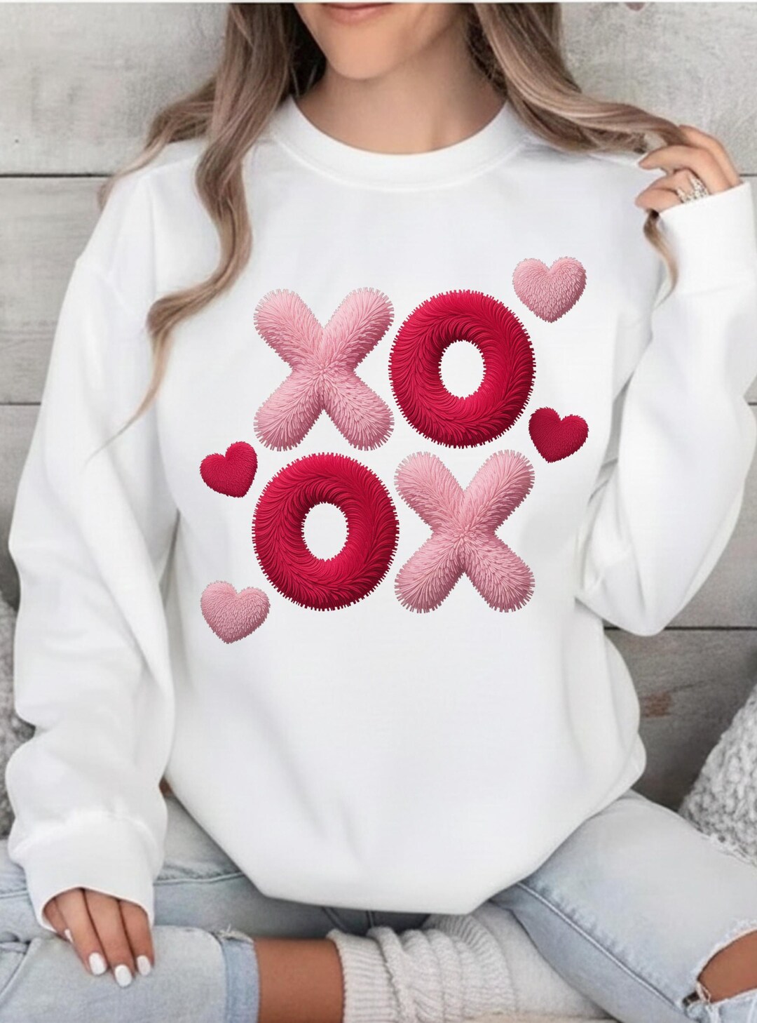 Xoxo Valentine Png, Fluffy Heart Png, Pink Hugs Png, Textured Love PNG ...