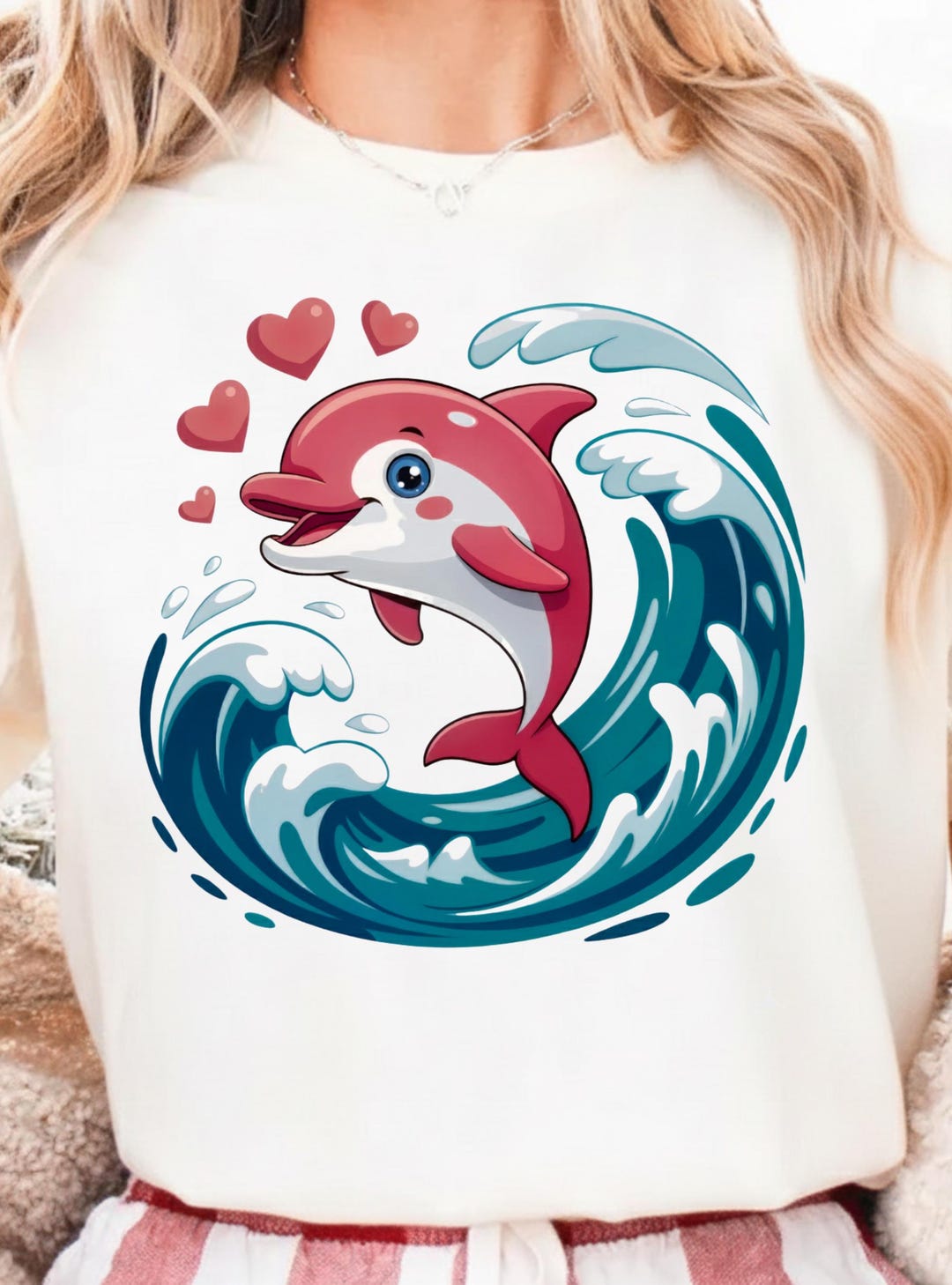 Valentine Dolphin Png, Pink Dolphin Png, Ocean Waves Png, Cute Sea ...
