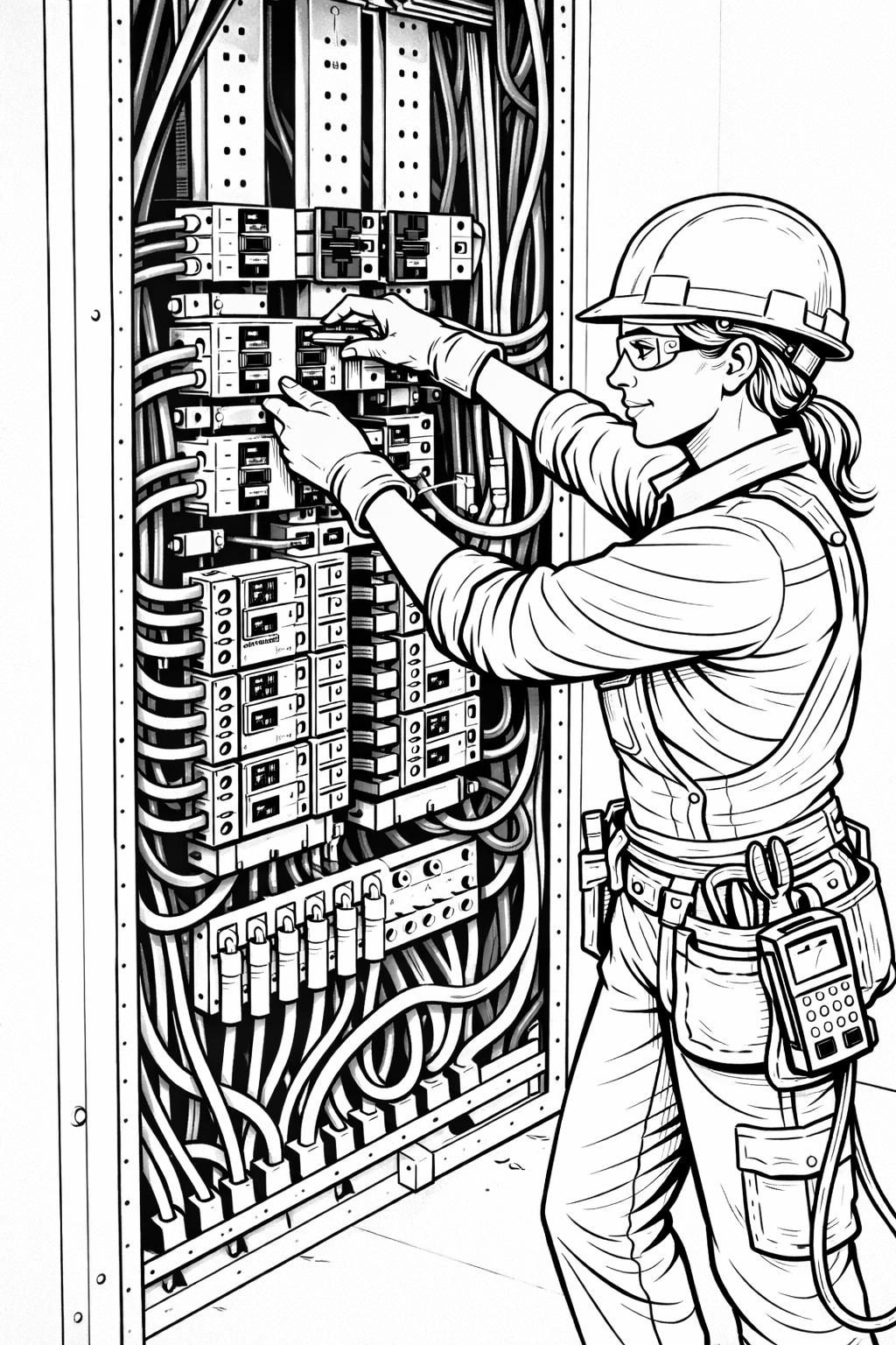 Women in Trades Coloring Book: STEM Career Pages (printable PDF File ...