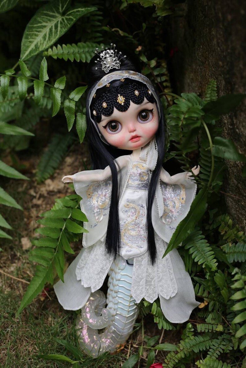 SOLD Anniedollz Embroidery Peking Opera Custom Blythe Lady - Etsy