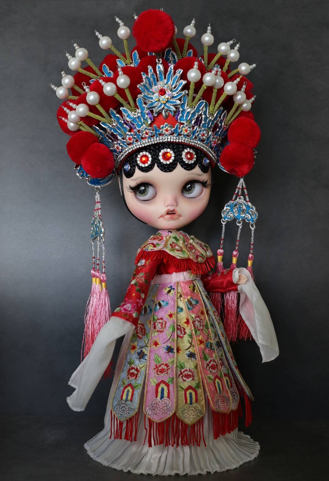 PO Anniedollz Embroidery Peking Opera Custom Blythe Princess - Etsy
