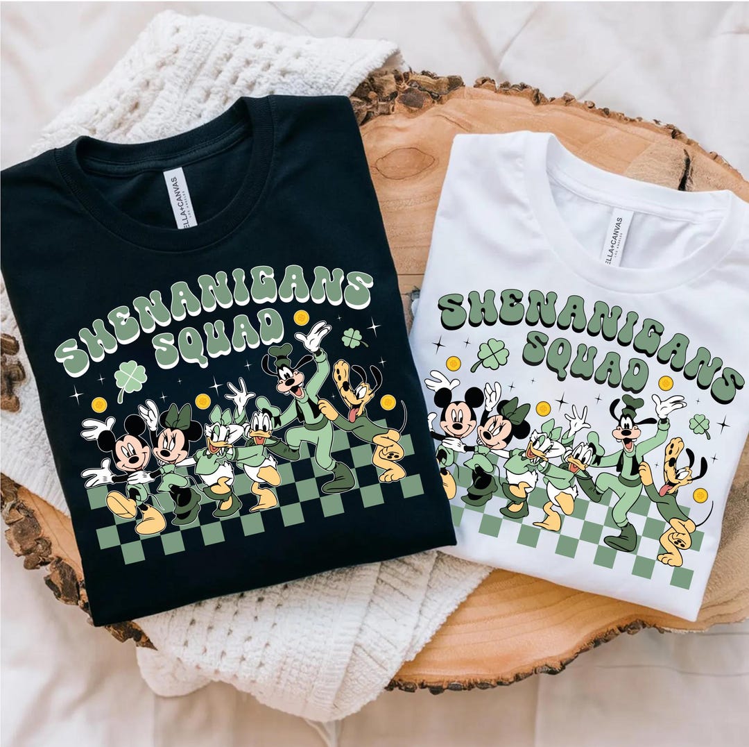 Shenanigans Squad Disney Shirts, St Patrick Family Shirt, Disney St ...
