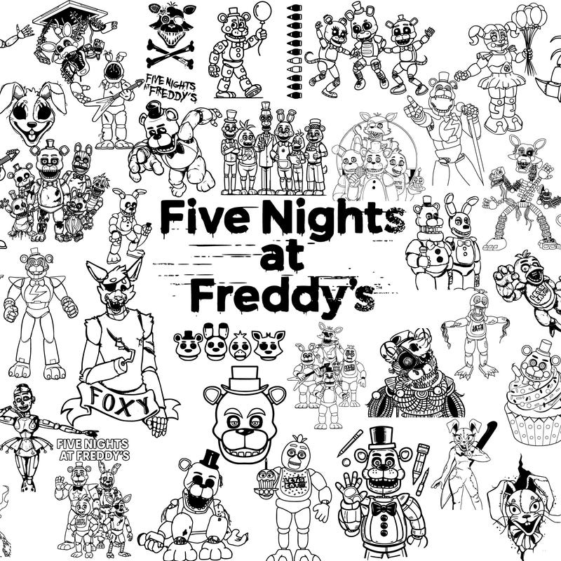 Chica Five Nights Digital - Etsy